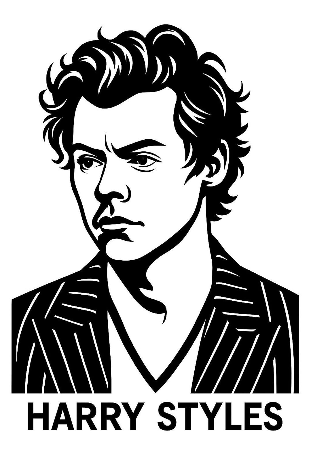 Harry Styles Vinyl Decal - Etsy