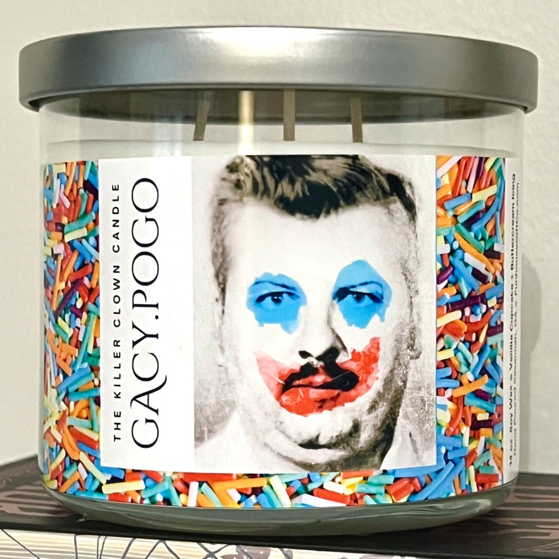 Killer Clown John Wayne Gacy Pogo Candle Serial Killer - Etsy