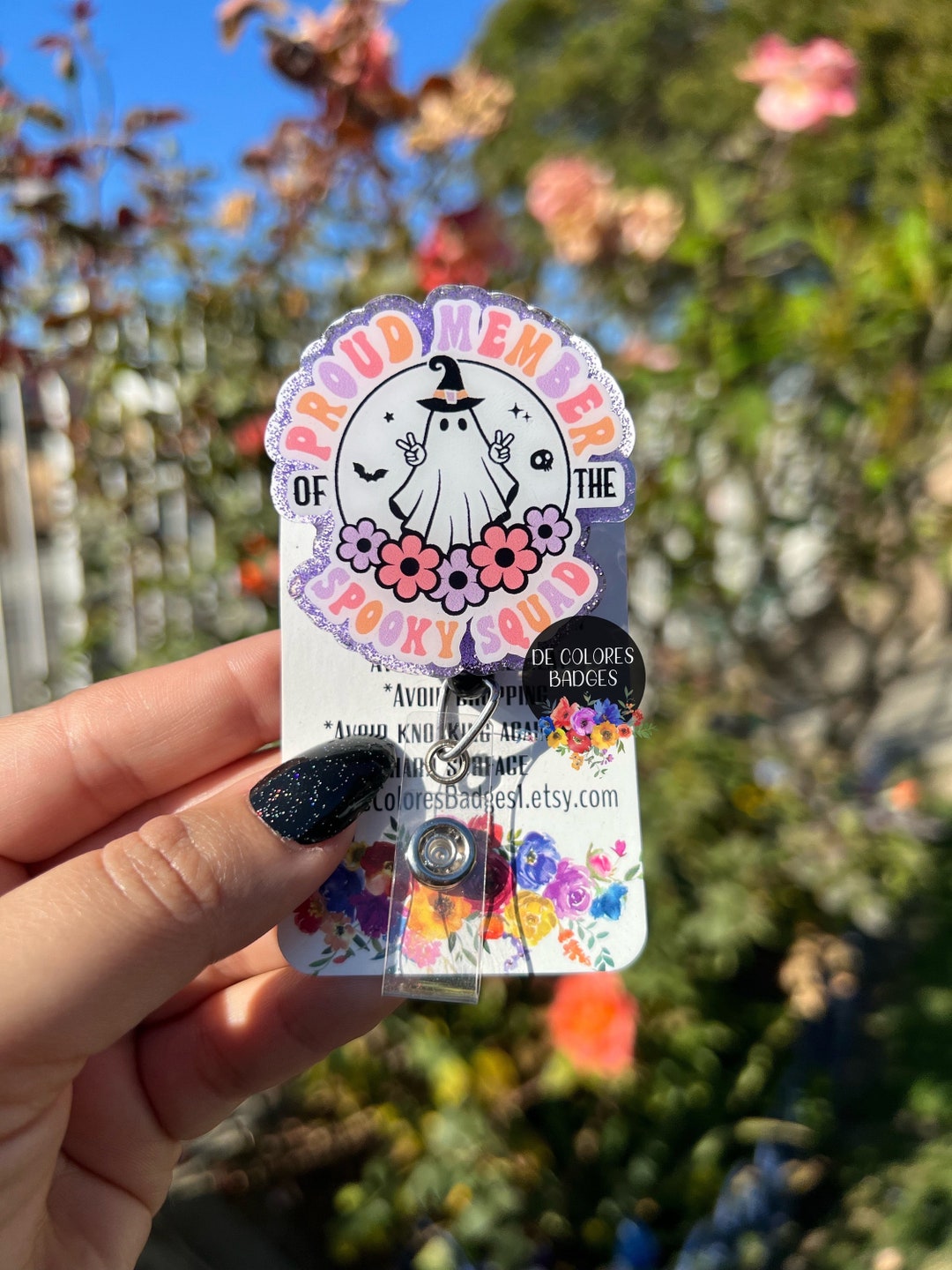 Proud Member of the Spooky Squad Badge Halloween Badge - Etsy