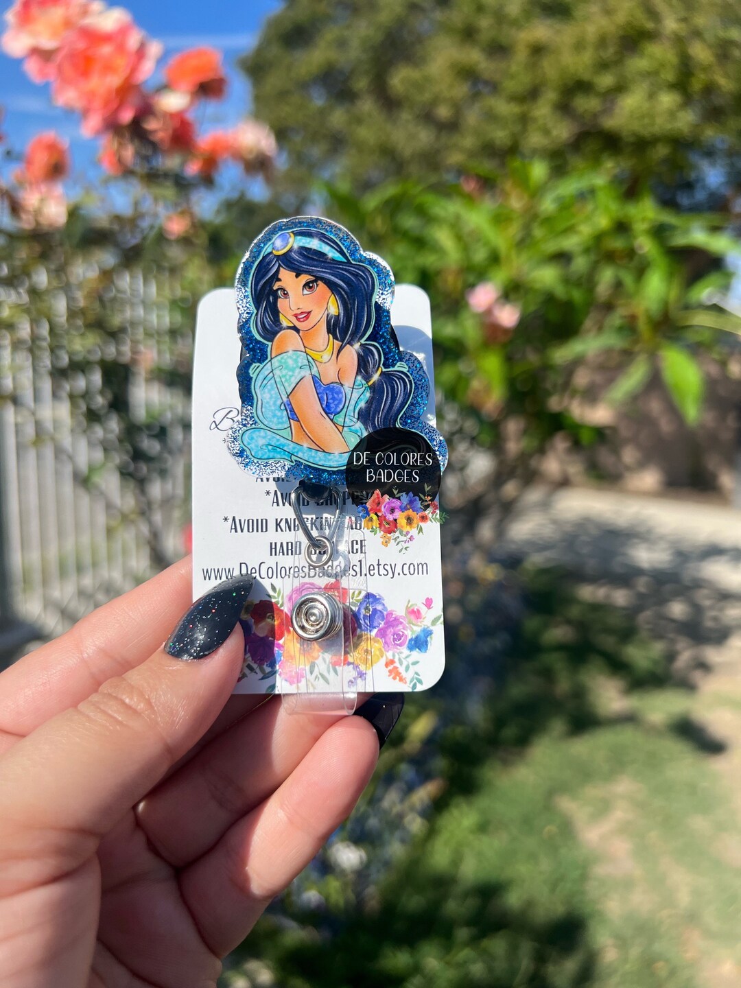 Arabian Princess Badge, Nurse Badge Reel, Medical Assistant Badge Reel ...