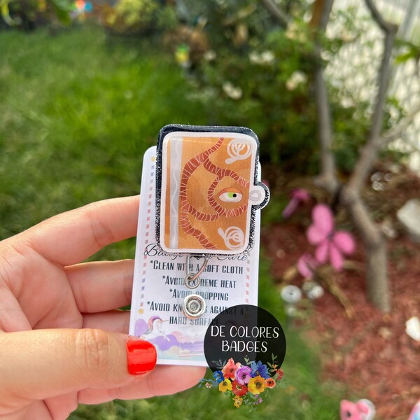 Book Badge Reel - Etsy