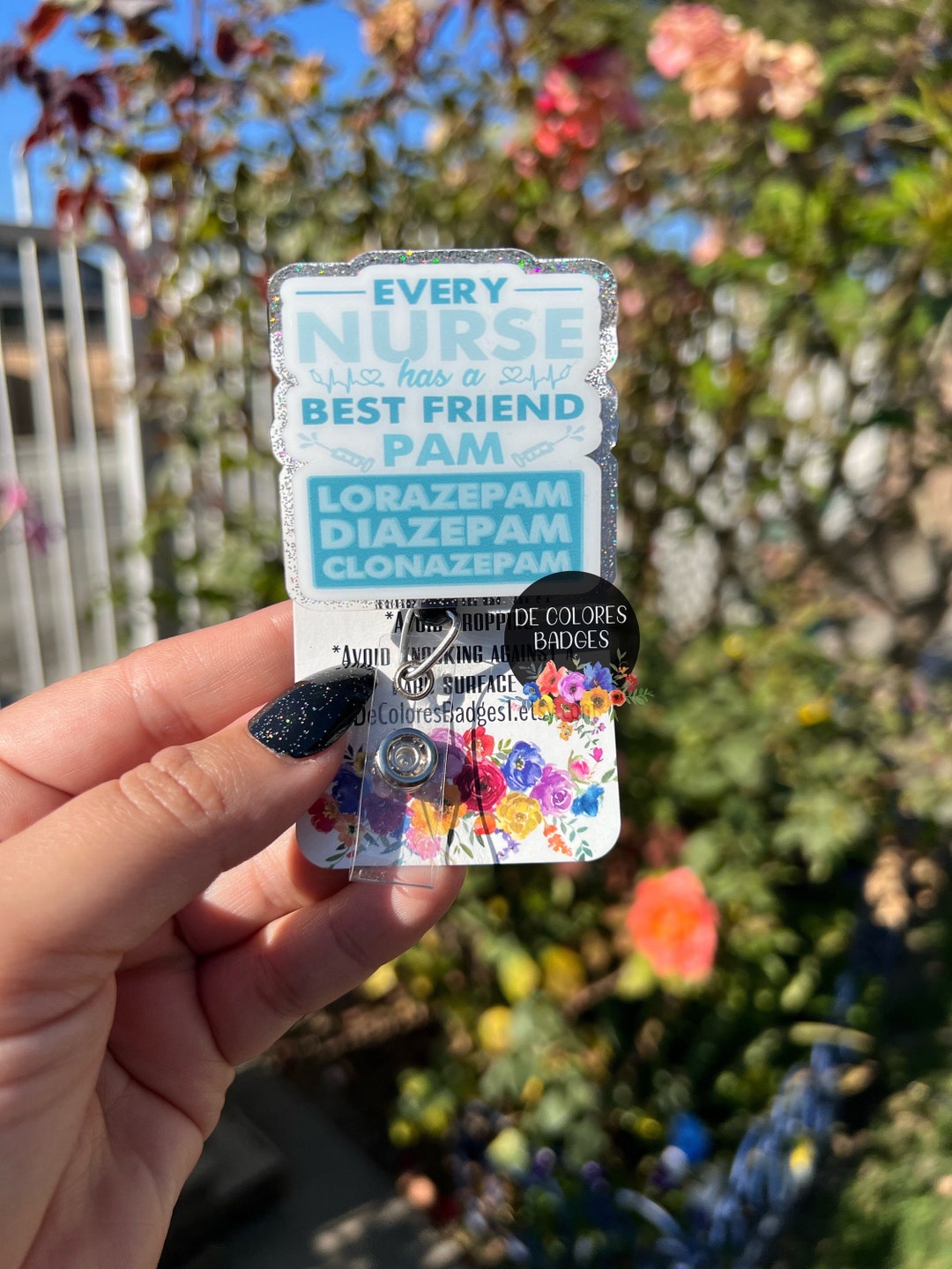 Every Nurse Has a Best Friend Pam Badge Funny Nurse Badge - Etsy