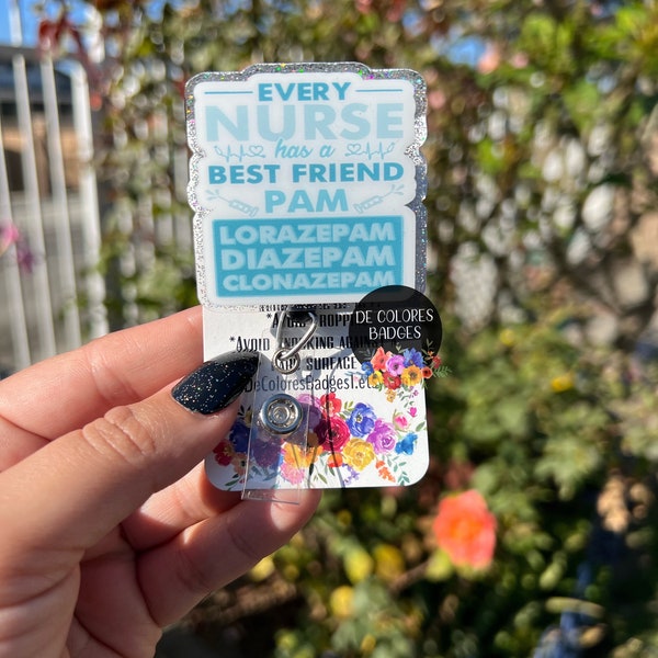 Best Friend Nurse Badge - Etsy