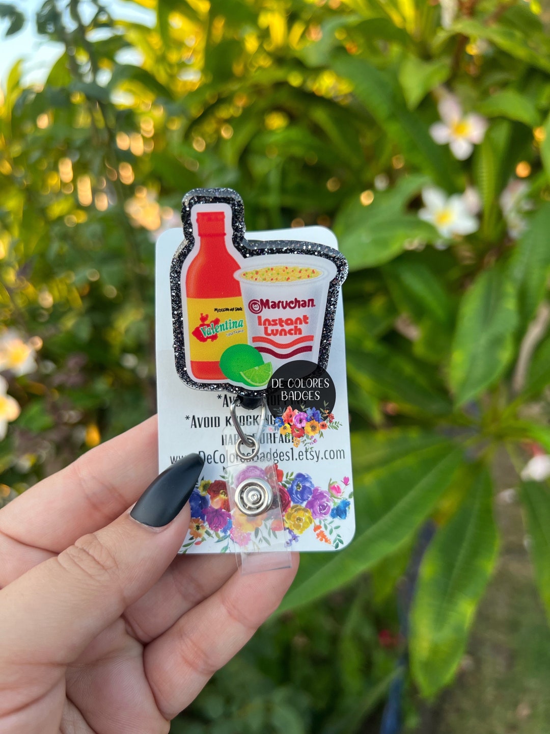 Maruchan Mexican Badge Holder, Mexican Badge Reel, Badge Holder ...