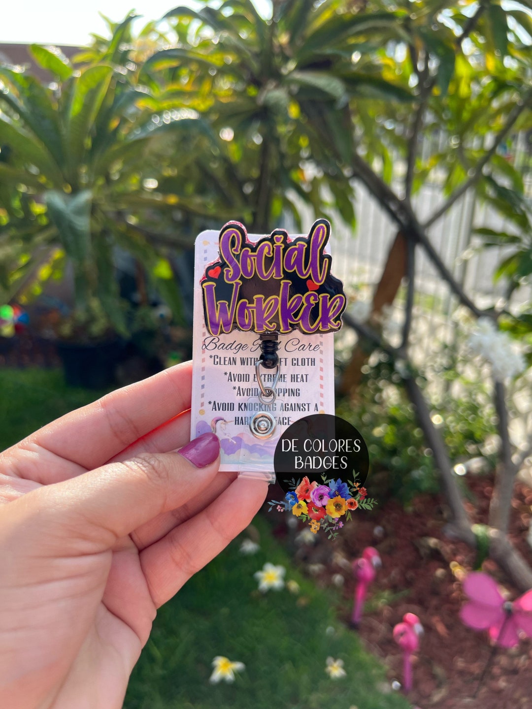 Social Worker Badge Reel,social Work Badge Reel,social Worker Gift ...