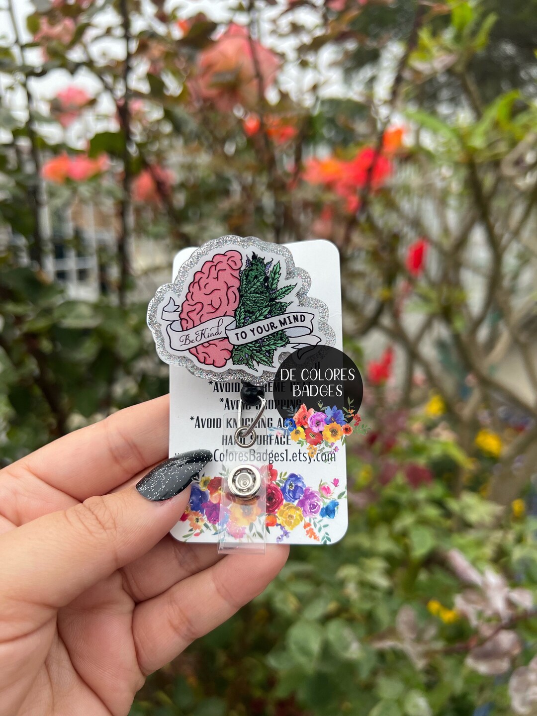 Be Kind to Your Mind Badge Kindness Badge Inspirational - Etsy