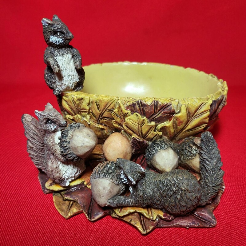 Vintage Squirrel Nut Bowl - Etsy