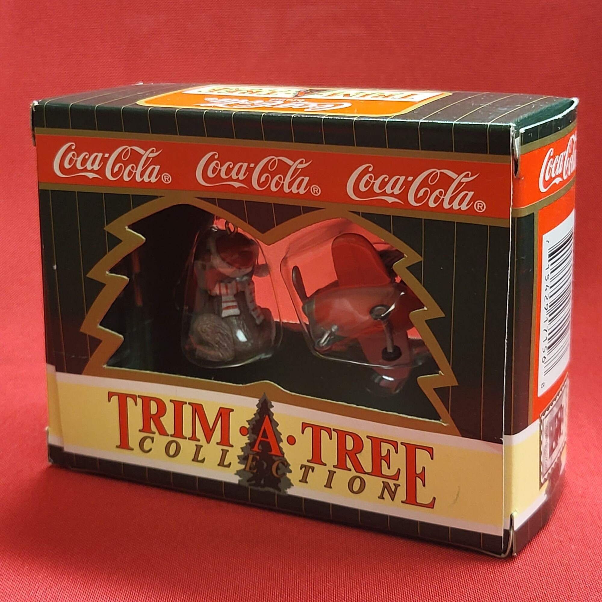 Coca Cola Trim A Tree Collection Elf Flying Airplane Dog Carrying Coke ...