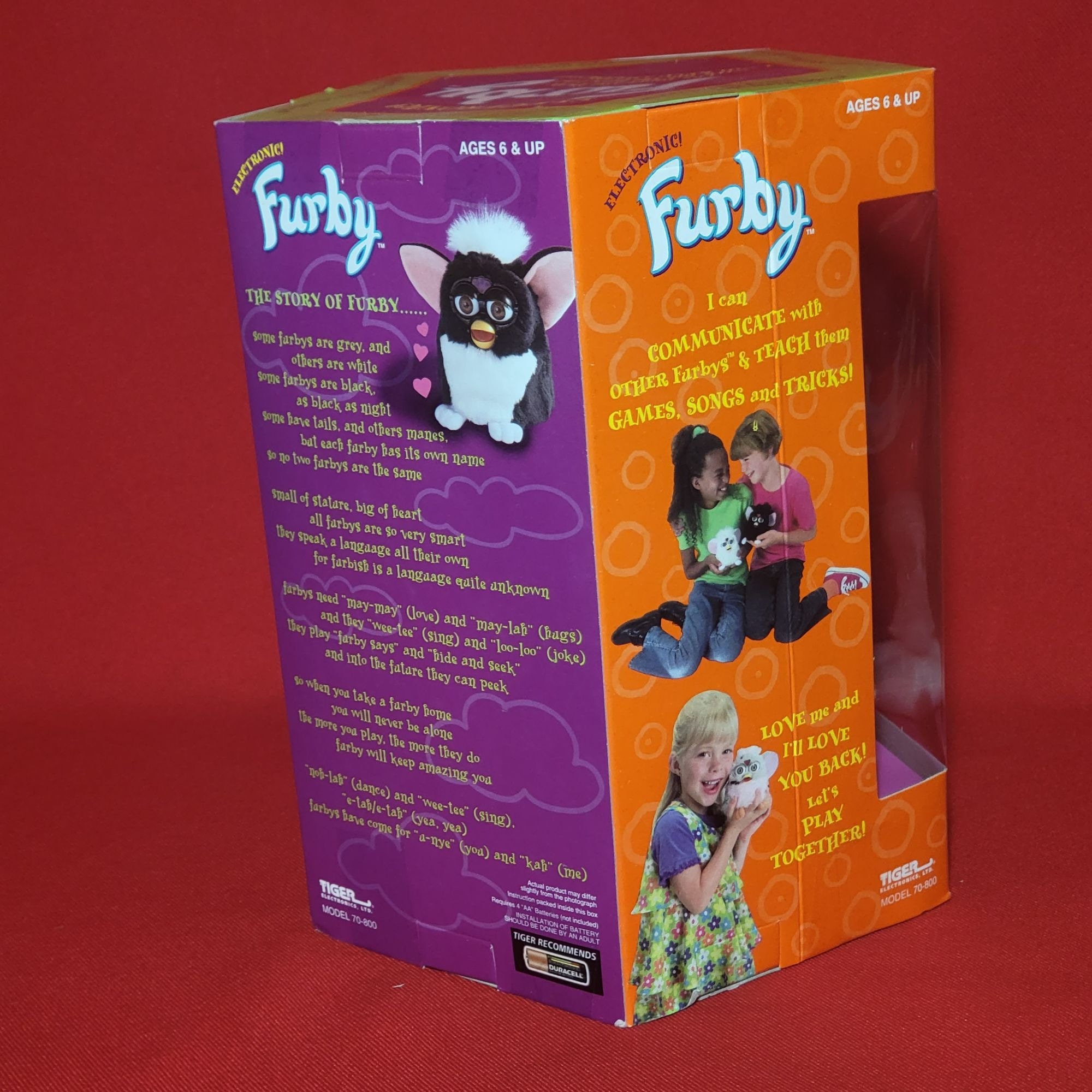 VTG Electronic White Furby Snowball Model 70-800 Tiger 1998 NIB - Etsy