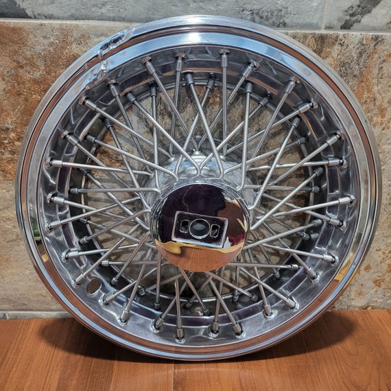 Wire Spoke Hubcap Wheel Cover Morris Industries Wheels 1980 Wall Garage Decor Etsy UK
