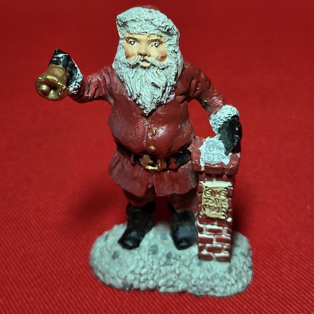 The Classic American Bell Ringer Santa Circa 1912 Miniature Figurine - Etsy