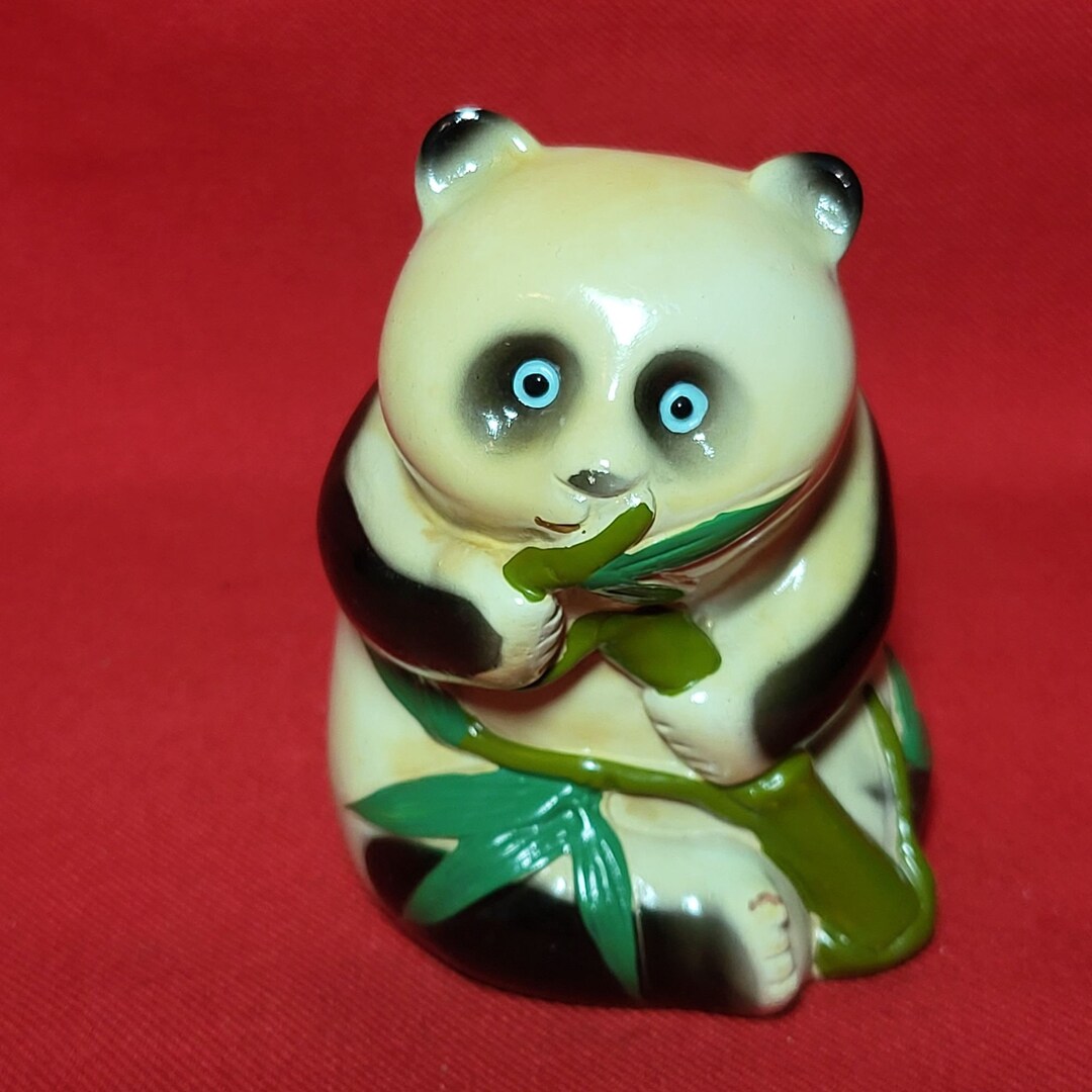 Vintage Ceramic Panda Bear Pencil Sharpener - Etsy