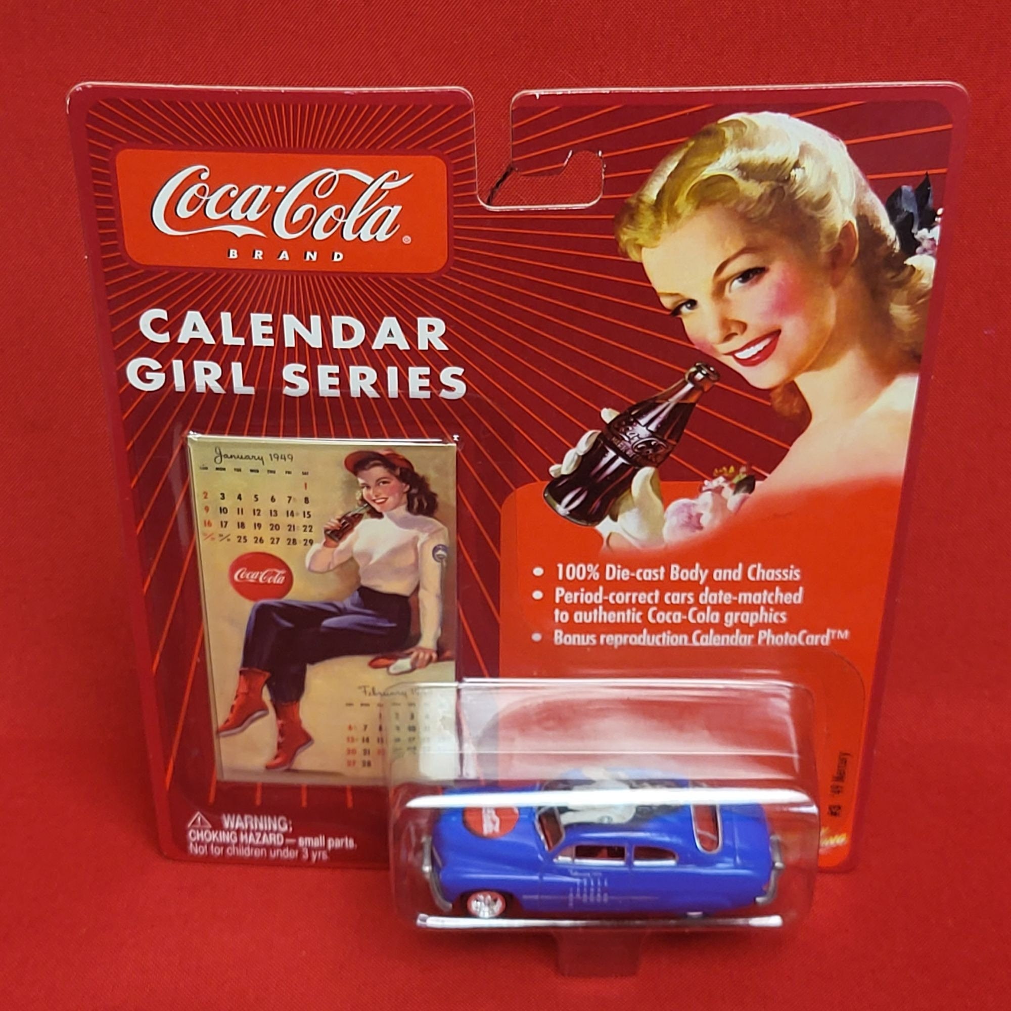 Coca Cola Johnny Lightning Calendar Girl Series Die Cast 49 Mercury - Etsy