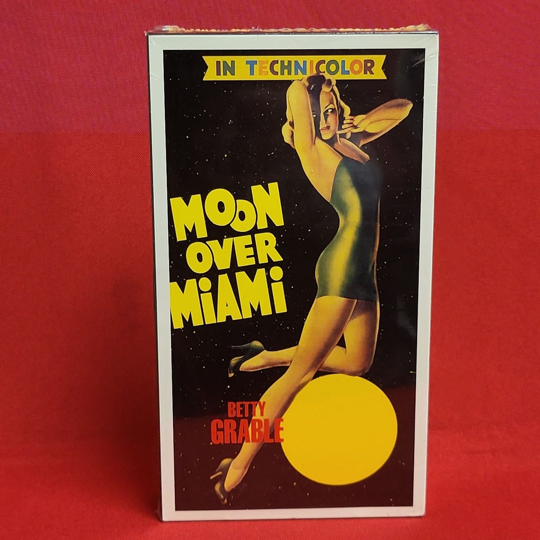 Moon Over Miami 1989 Betty Grable in Technicolor VHS New Sealed - Etsy