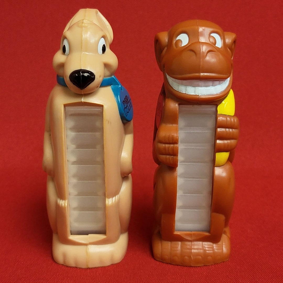 Vintage PEZ Petz Sidney Kangaroo & Grinz Monkey Amurol Bubble Gum ...