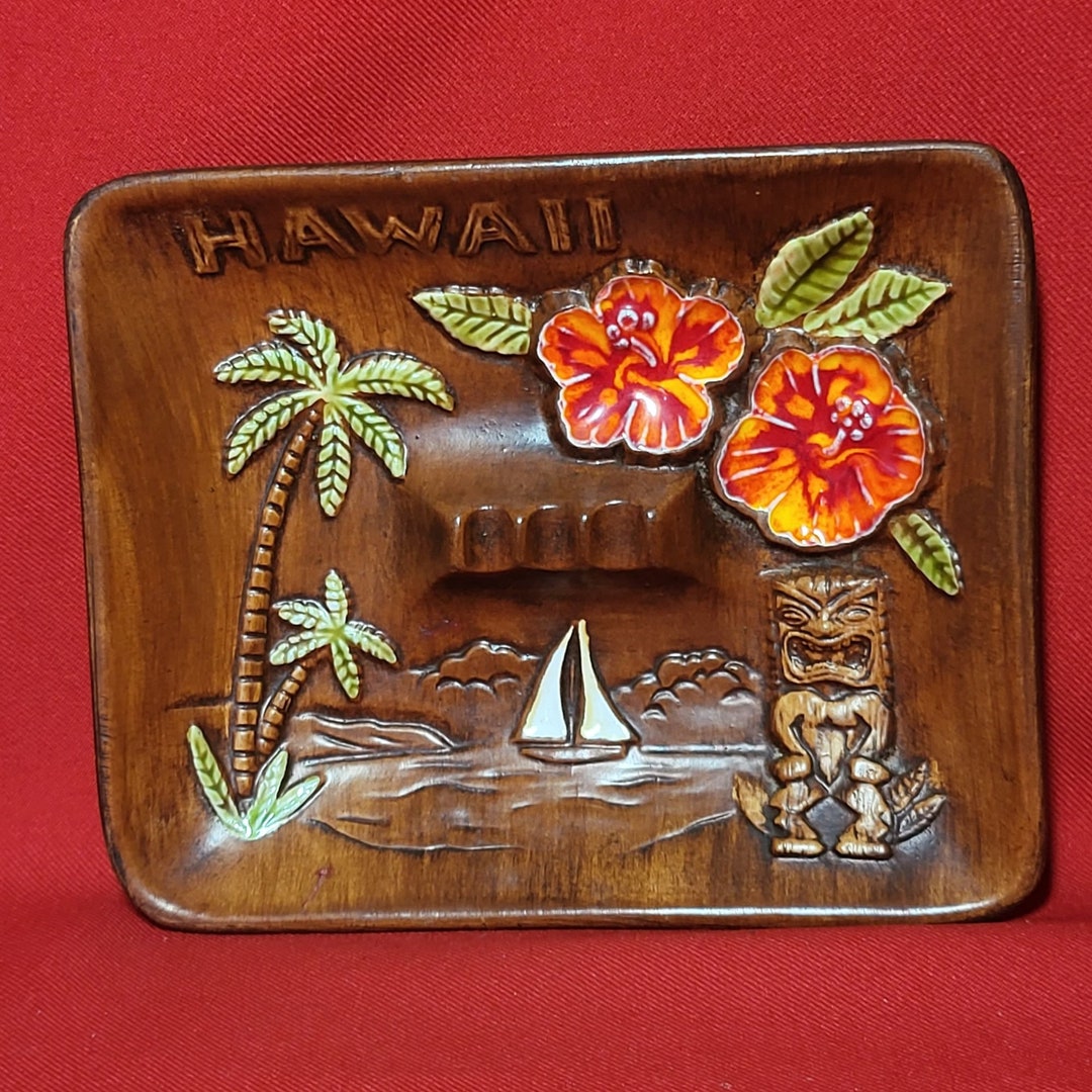 Vintage Treasure Craft of Hawaii Maui Candy Trinket Dish - Etsy