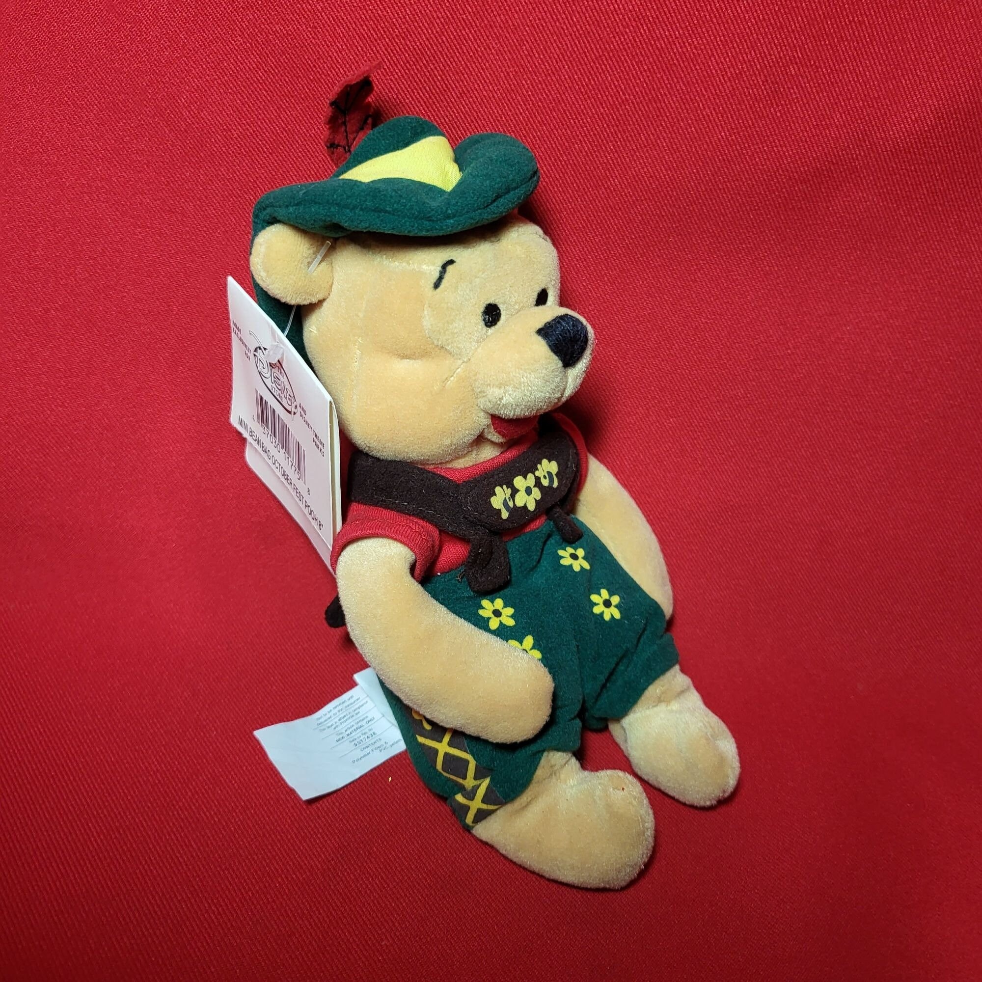 Vintage Disney Winnie the Pooh Mini Bean Bag October Fest Pooh 8 Plush ...