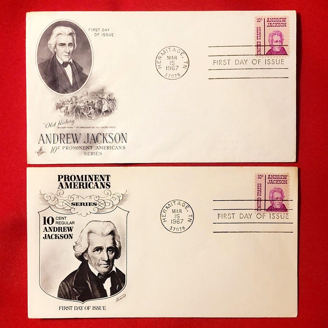 First Day of Issue Andrew Jackson Stamp Cache Envelope - Etsy