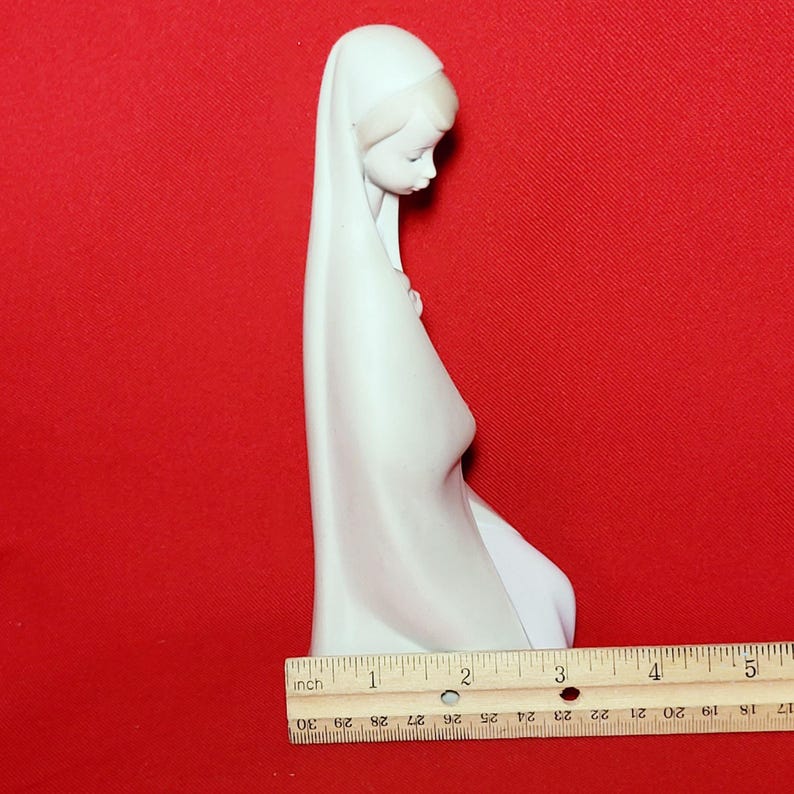 Lladro Kneeling Cloaked Mother Madonna and Child Matte Figurine - Etsy