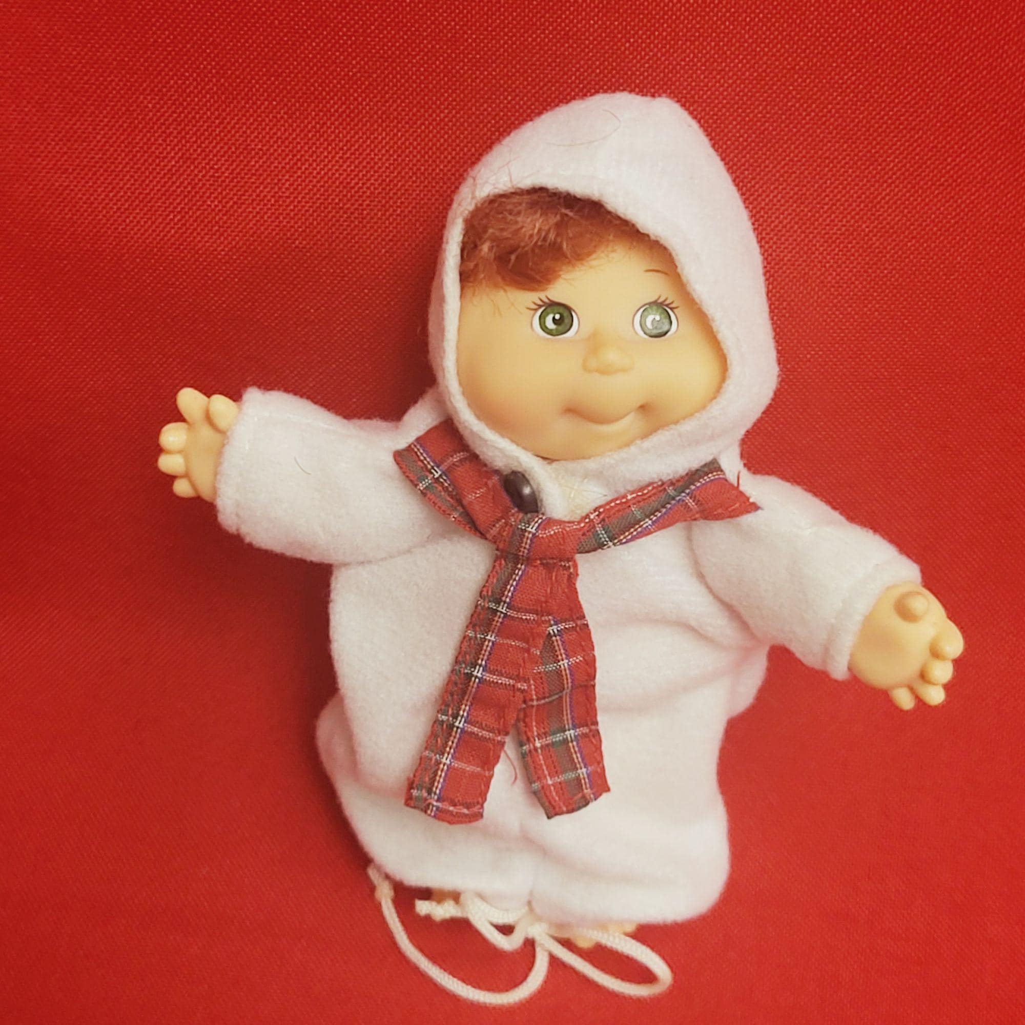 Mattel Cabbage Patch Kids Mini Figure Doll White Robe 1995 Signed ...