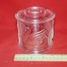 Vintage Crystal Frosted Embossed Glass Swan Jar With Lid Trinket Candy ...