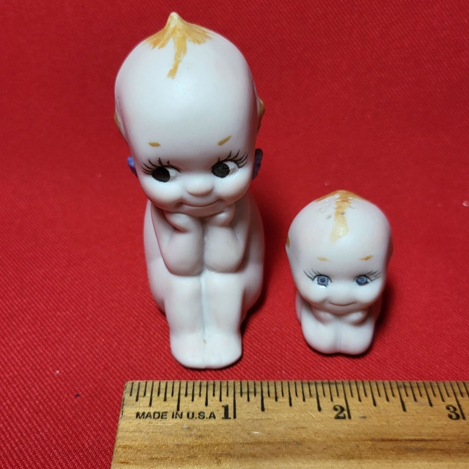 Vintage Lefton Japan Kewpie Porcelain Baby Figurine Set of 2 - Etsy