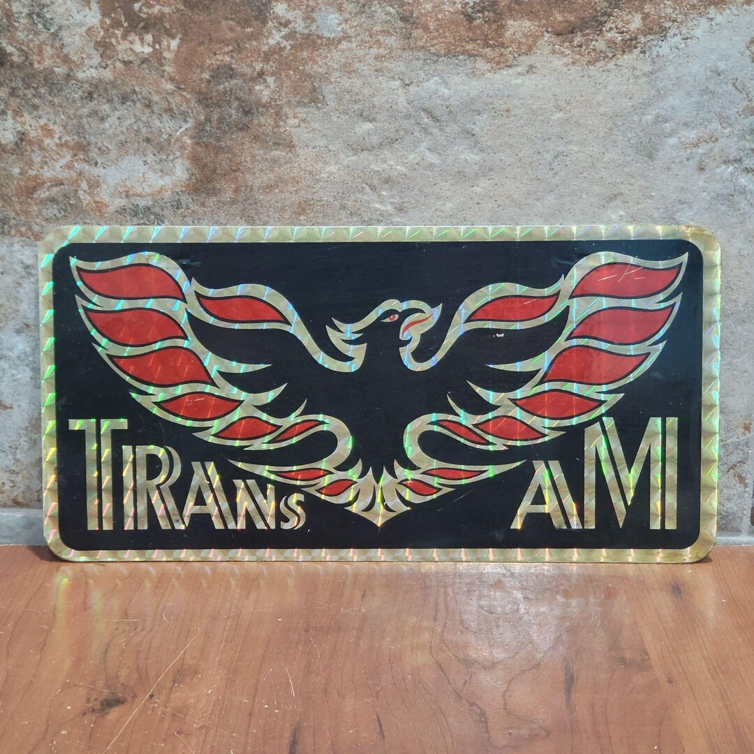 Pontiac Trans Am Firebird Logo Prism Metal License Plate Wall Decor - Etsy