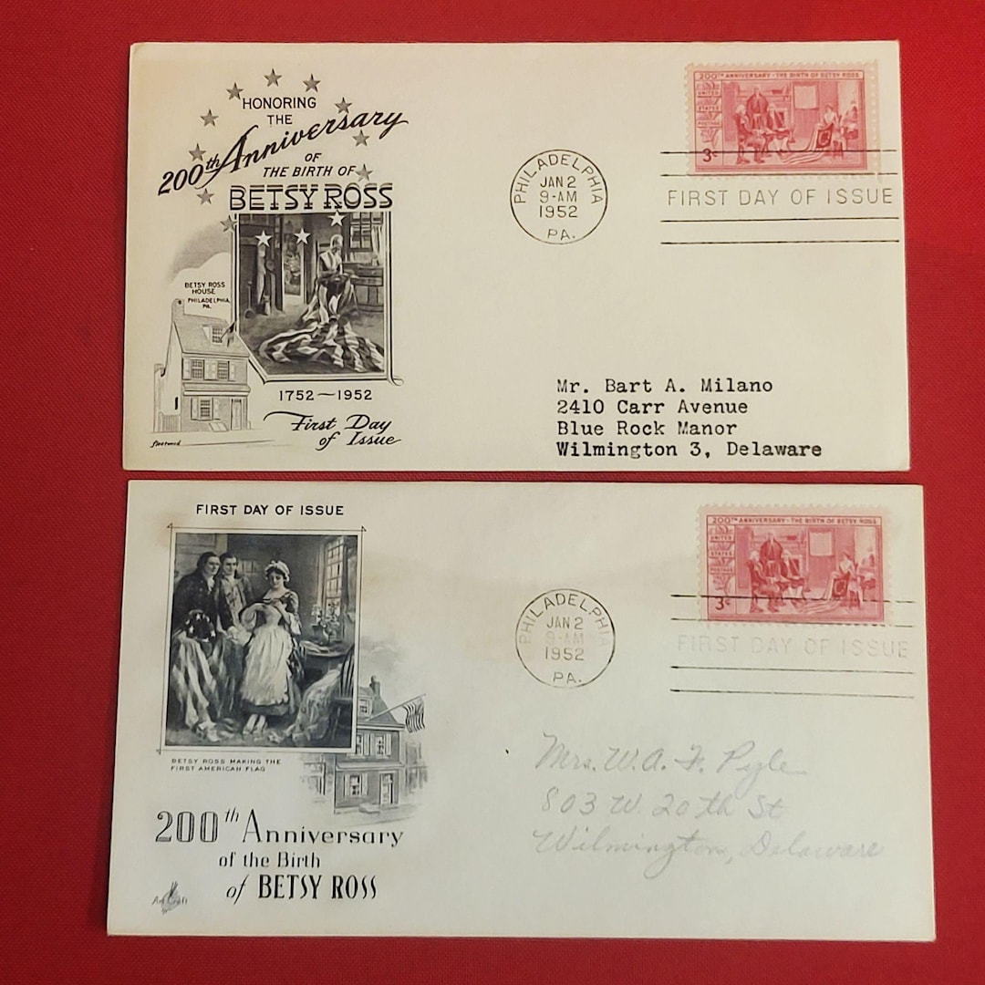 First Day of Issue Betsy Ross Stamp Cache Envelope - Etsy