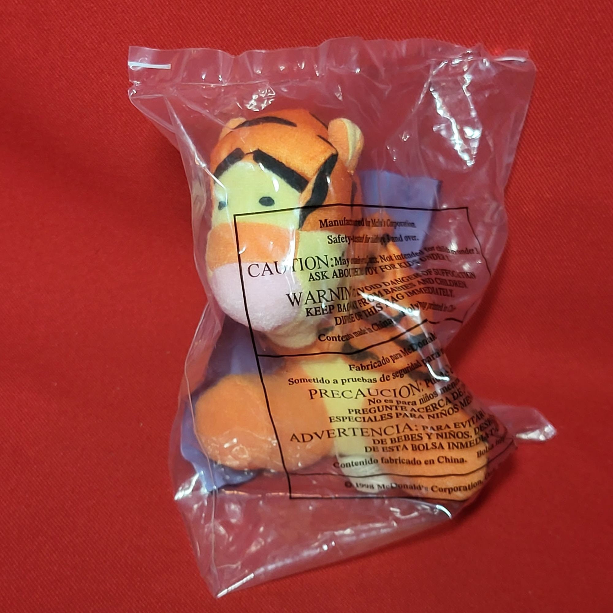 VTG Mcdonalds Happy Meal Winnie the Pooh Tigger Plush Toy 1998 - Etsy