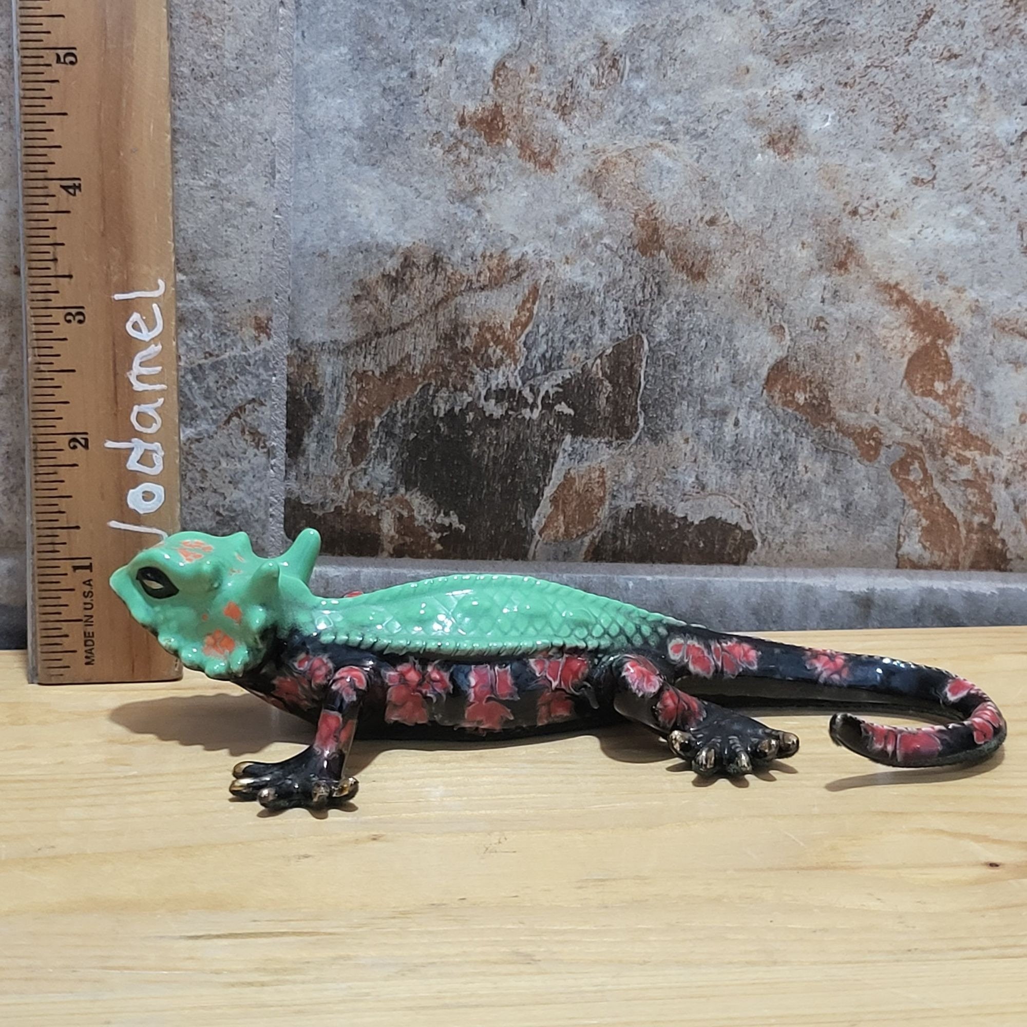 Porcelain Axolotl Salamander Amphibians Lizard Figurine - Etsy