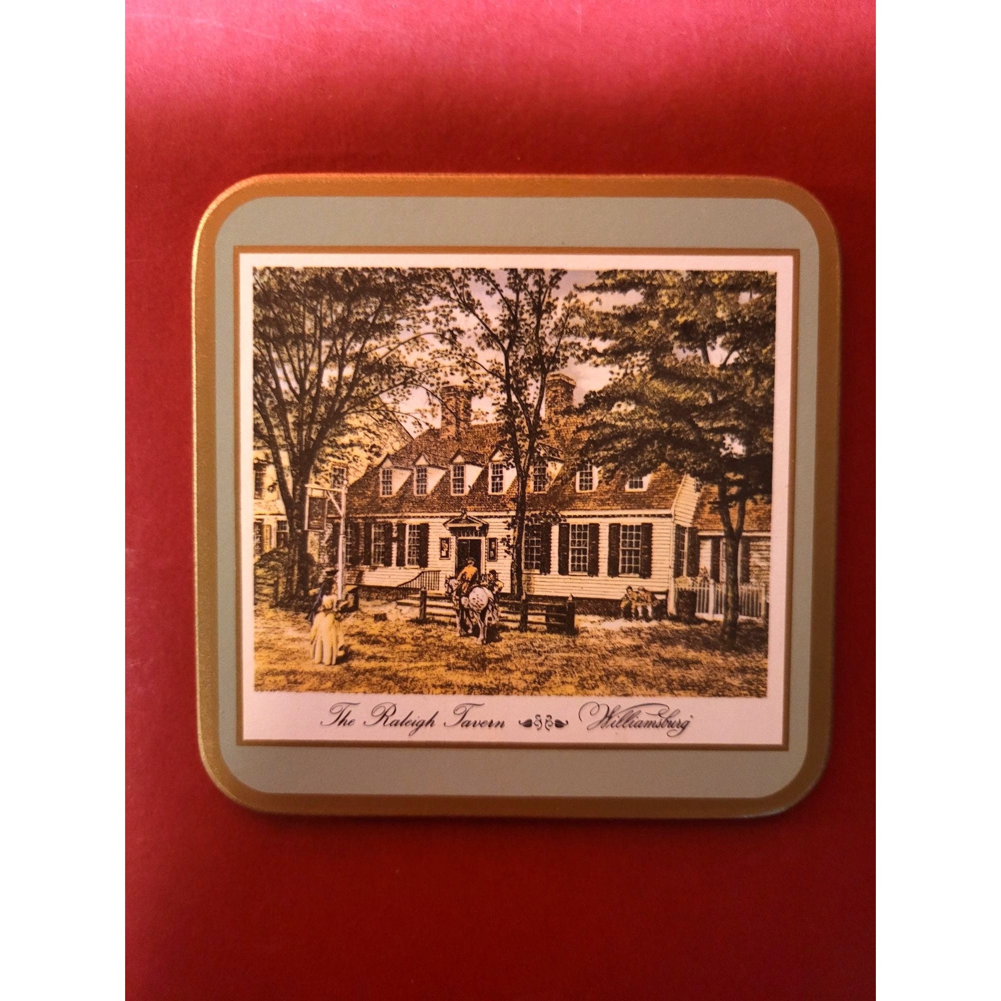 Vintage Pimpernel 6 Traditional Coasters of German Cities Williamsburg ...