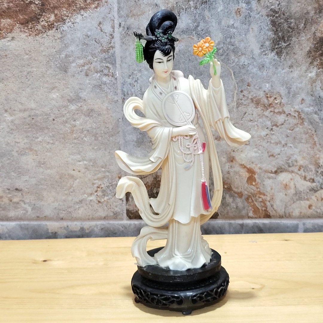 VTG Vita Hong Kong Geisha Woman Asian Girl Figurine Statue Celluloid ...