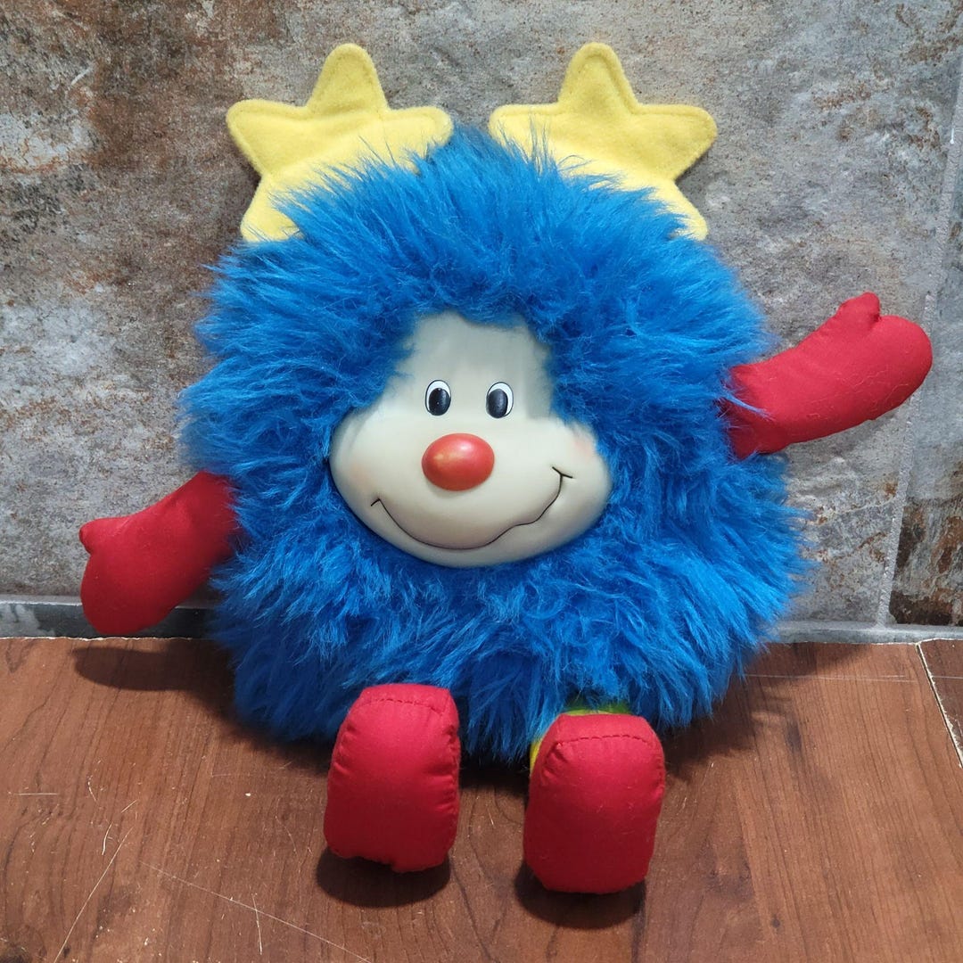 Vintage Rainbow Brite Champ Sprite Plushie Buddy Blue 1983 - Etsy