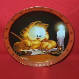 Garfield the Charming Cat Plate 1978 Dear Diary Series - Etsy