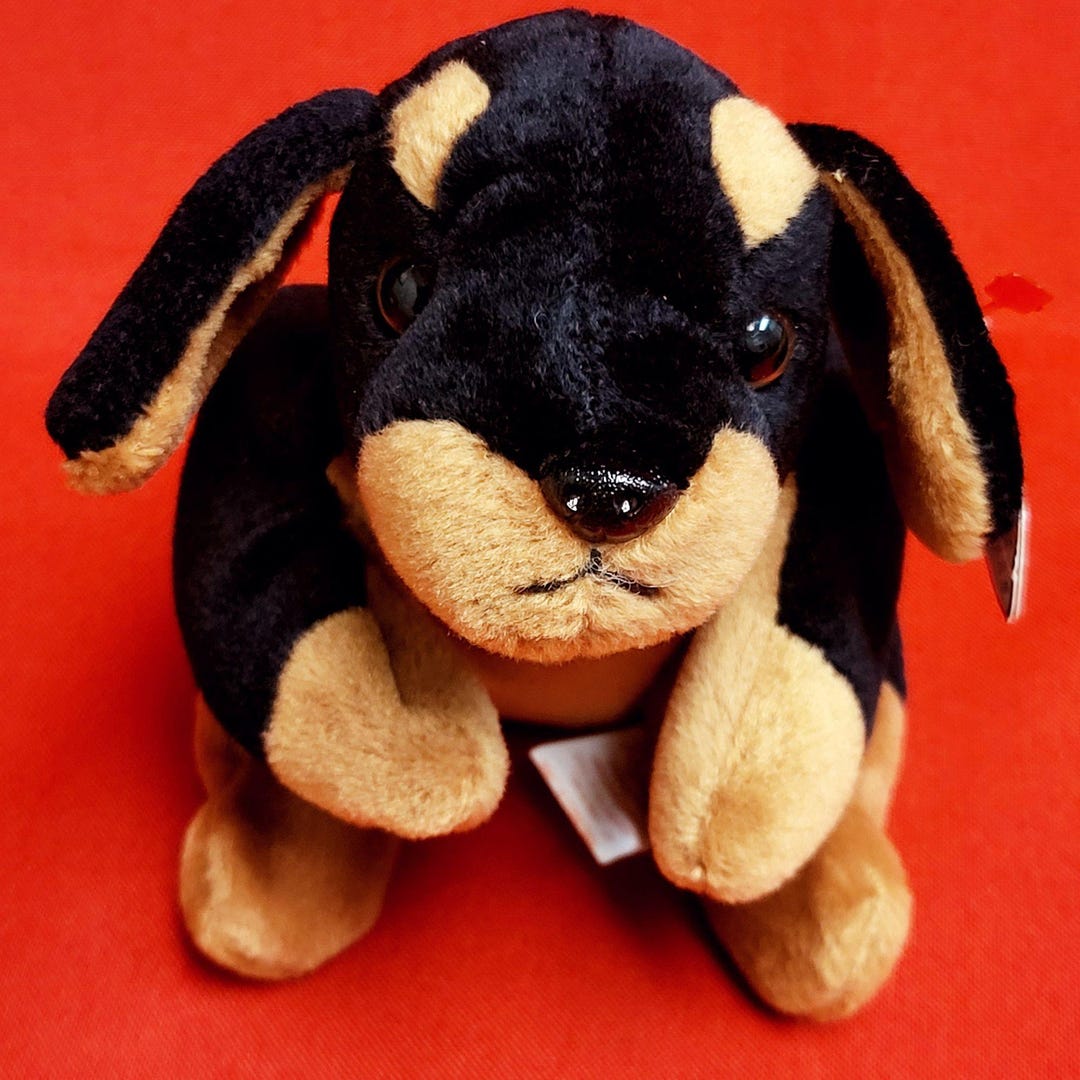 TY Beanie Babies Doby the Doberman 1996 Stuffed Animal - Etsy
