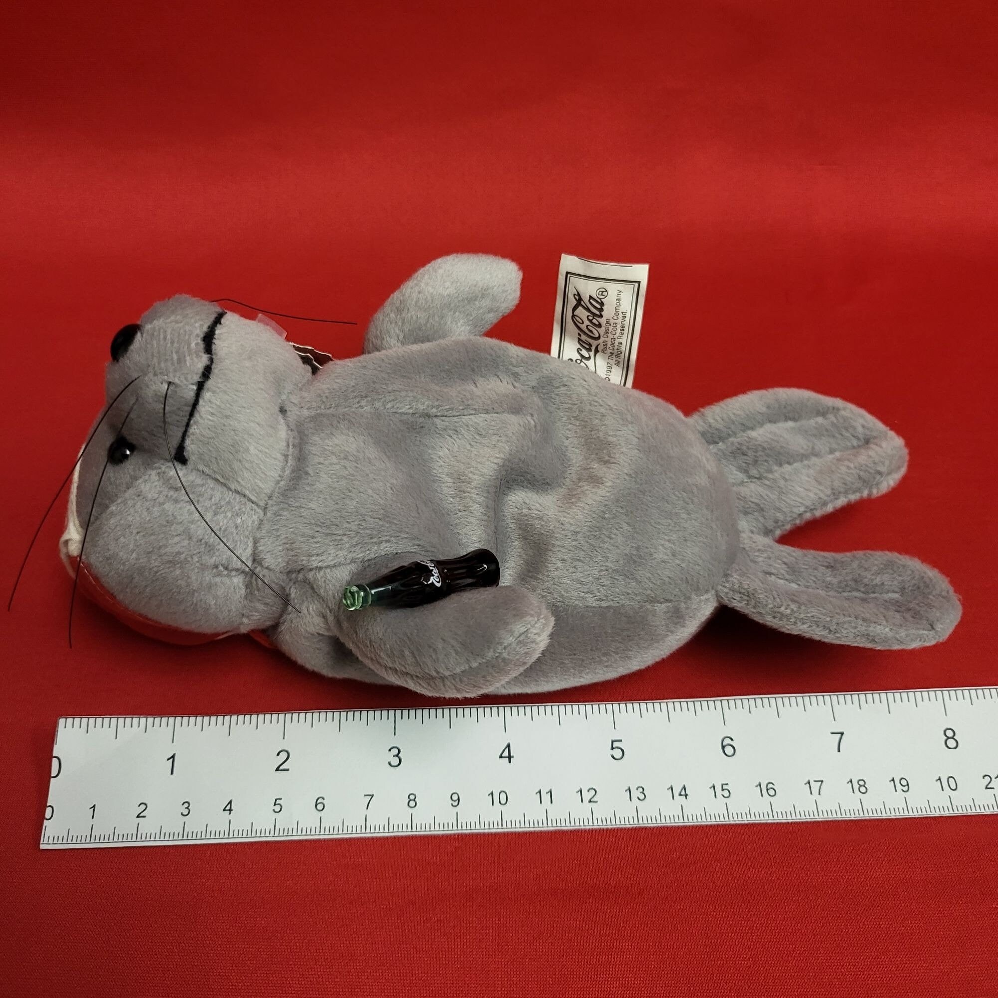 Coca Cola Seal in Baseball Cap Plush Bean Bag Stuff Toy 1997 - Etsy