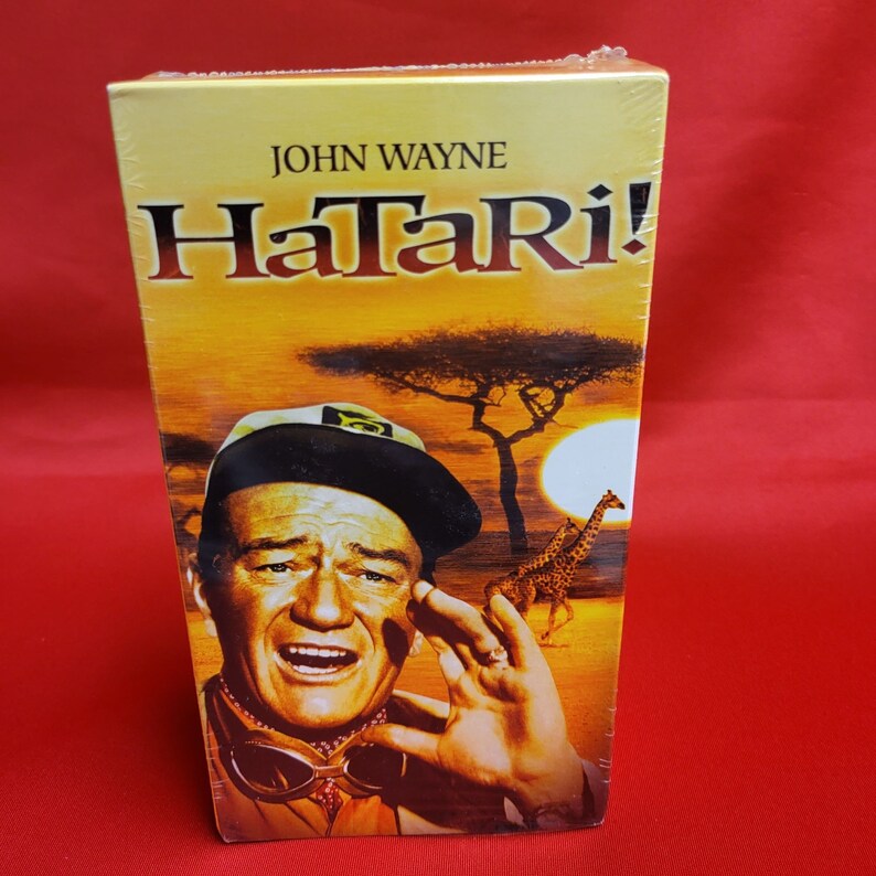VHS John Wayne Hatari 2 Box Set New Sealed 2001 - Etsy