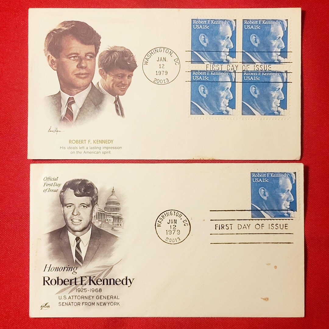 First Day of Issue Robert F Kennedy Stamp Cache Envelope - Etsy