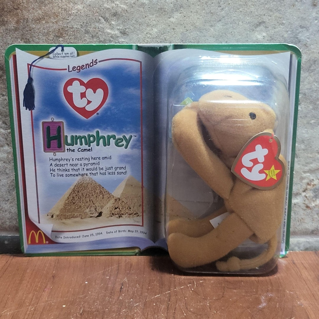 Mcdonalds Ty Teenie Beanie Baby Legend Humphrey the Camel 1994 - Etsy
