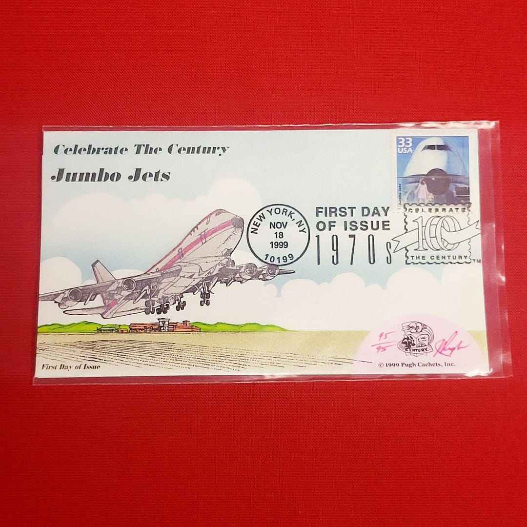 First Day of Issue Jumbo Jets Stamp Cache Envelope Enclosure - Etsy