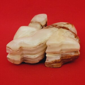 Vintage Onyx Marbled Rabbit Figure Alabaster Hand Carved Polished ...