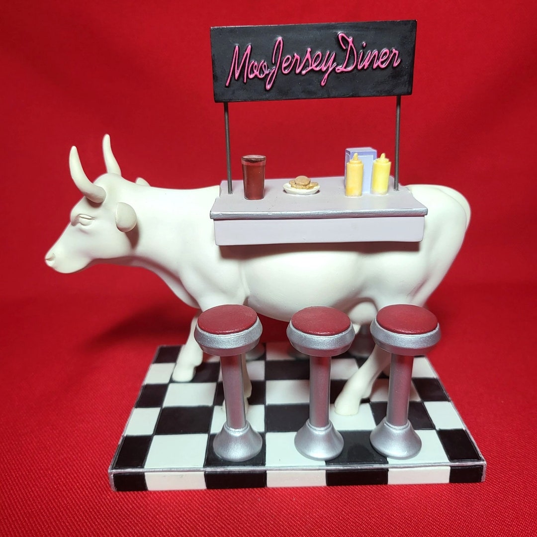 Cow Parade Moo Jersey Diner 2001 Westland Giftware Cow - Etsy