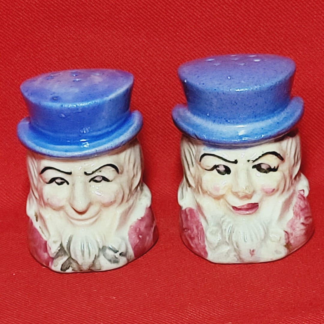 Vintage Uncle Sam Head Salt and Pepper Shakers - Etsy