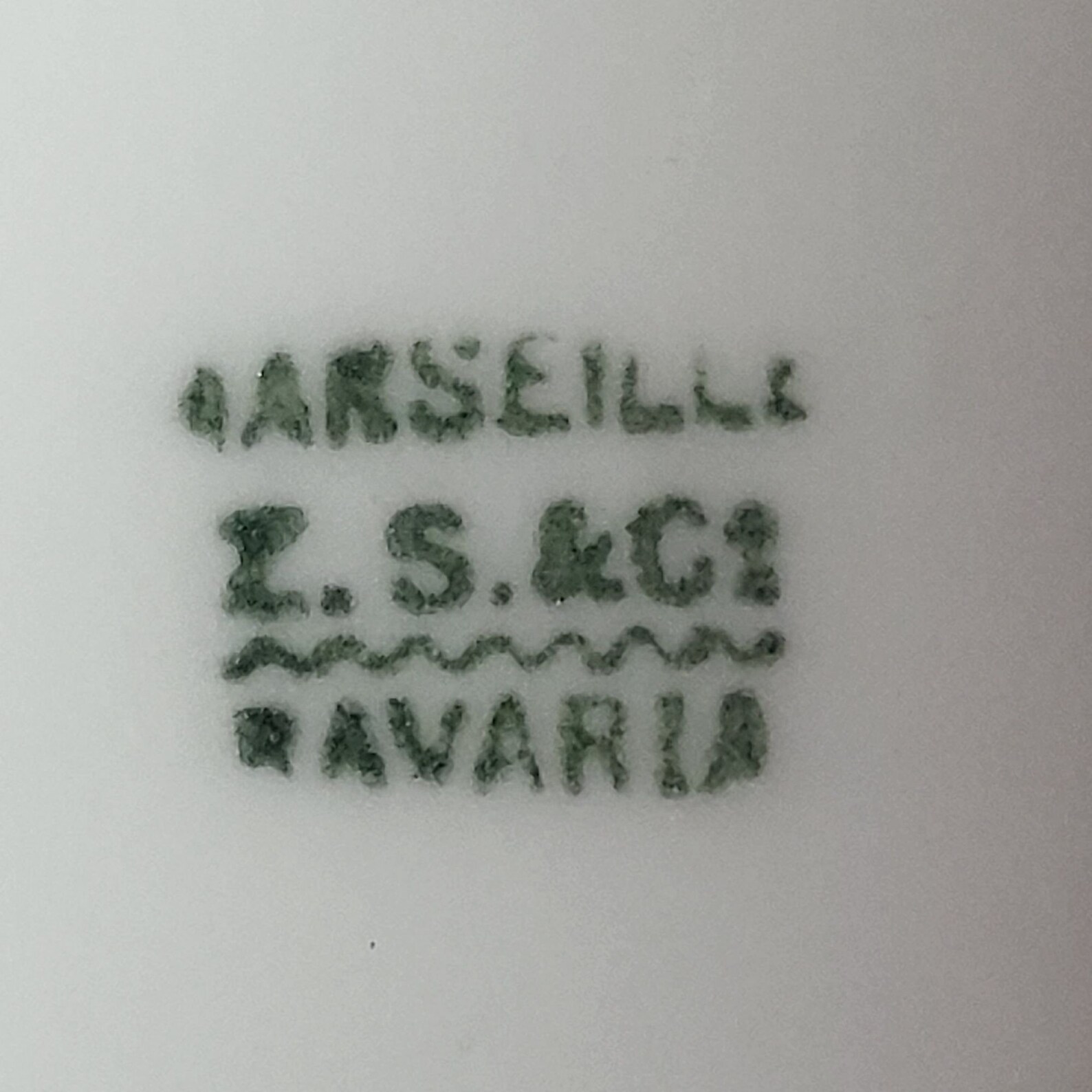 Antique Z S & Co Bavaria Roses Marseille Handpainted Salad - Etsy