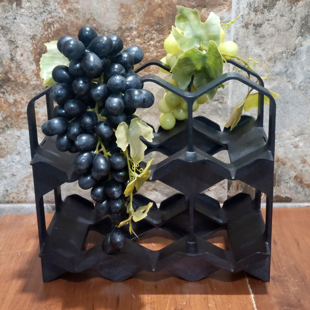 Plasco 68 Huningue Wine Rack Decorated 2 Grapes and Vines Accents - Etsy