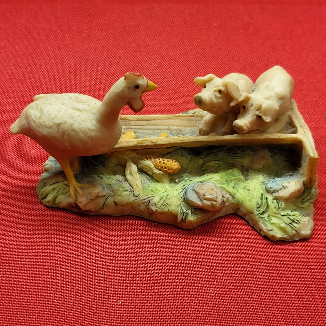 Schmid Twos Company Pig Turkey RFD America Lowell Davis - Etsy