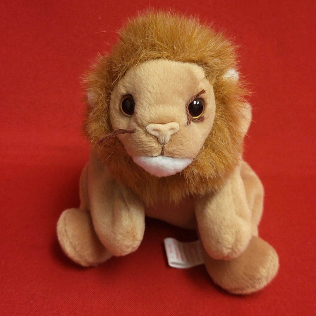 Ty Beanie Babies Roary the Lion 1996 Animal Plush Stuff Toy - Etsy