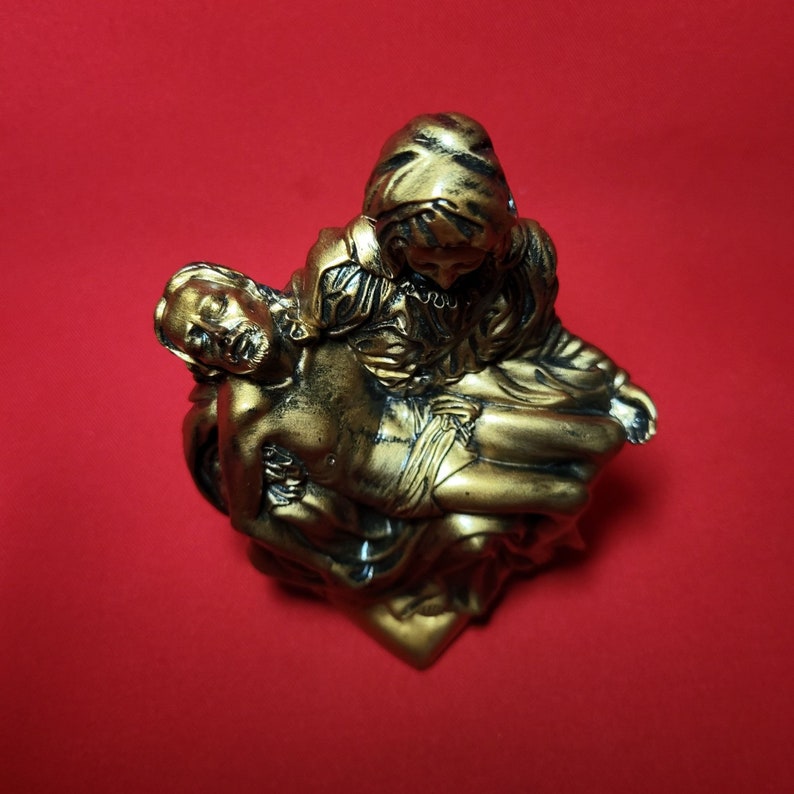 Pieta Life Symbols Hand Painted Batesville Casket Co 1999 Catholic ...