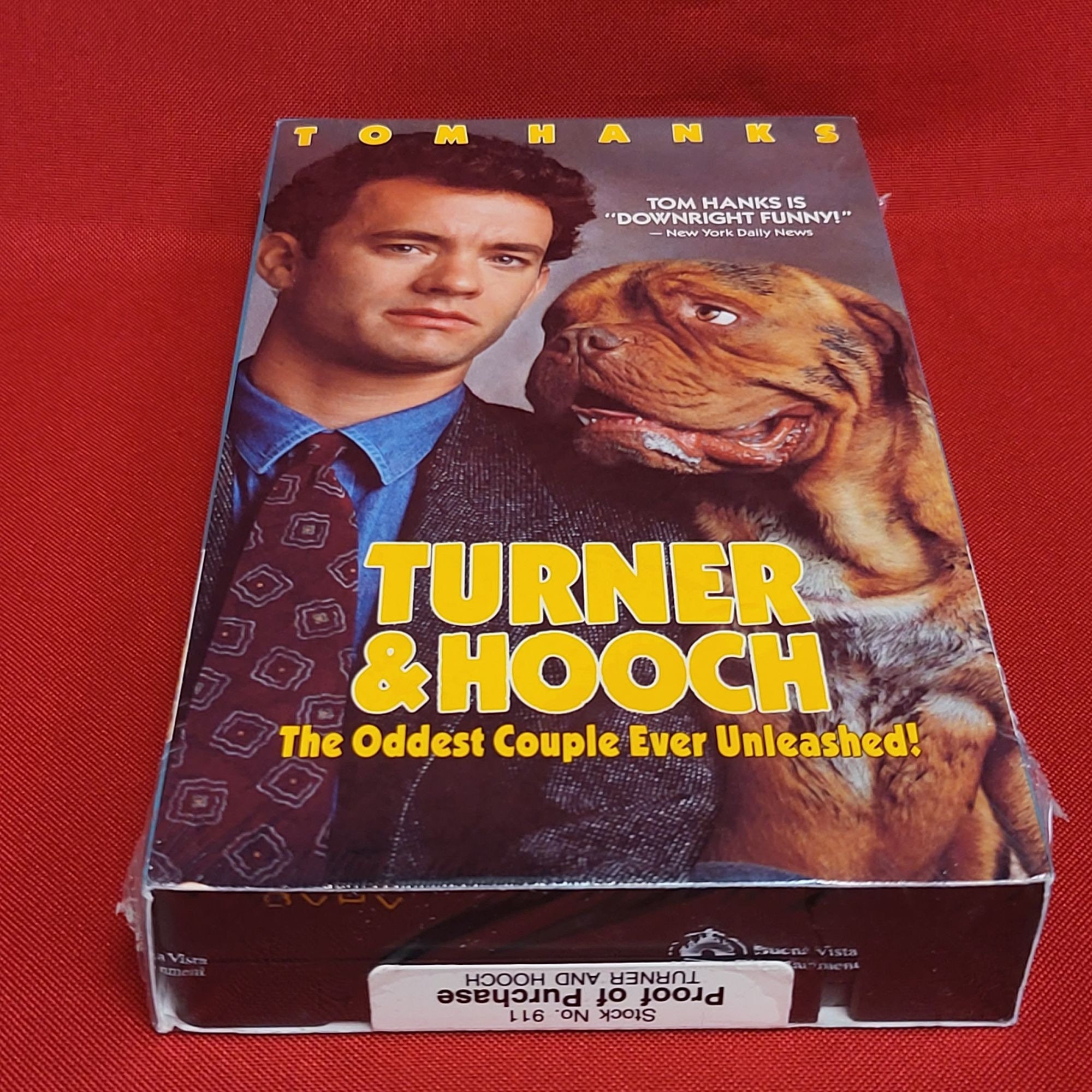 Turner & Hooch Tom Hanks 1996 VHS New Sealed - Etsy