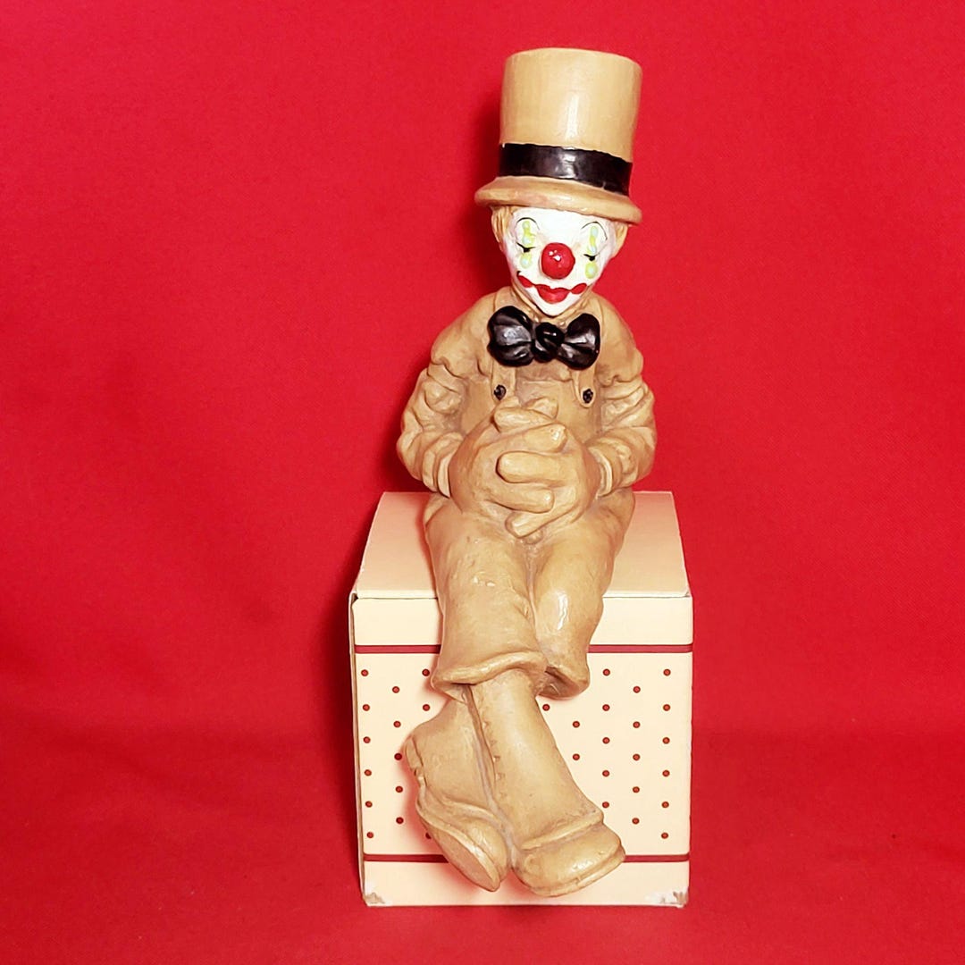 Vintage Andreoli Praying Clown Sculpture Shelf Sitter 1978 Figurine - Etsy